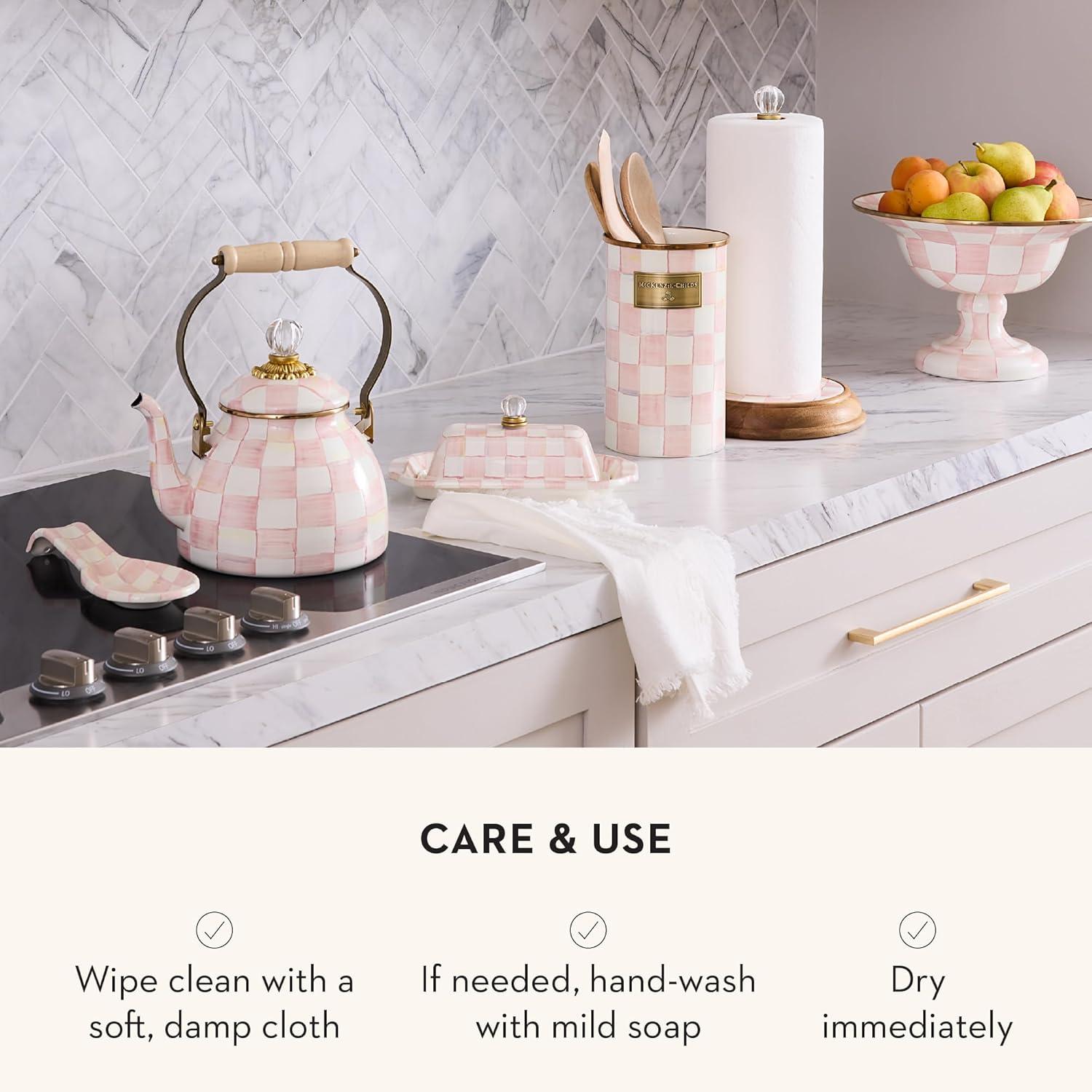 MACKENZIE-CHILDS Enamel Utensil Holder, Kitchen Utensil Holder for ...