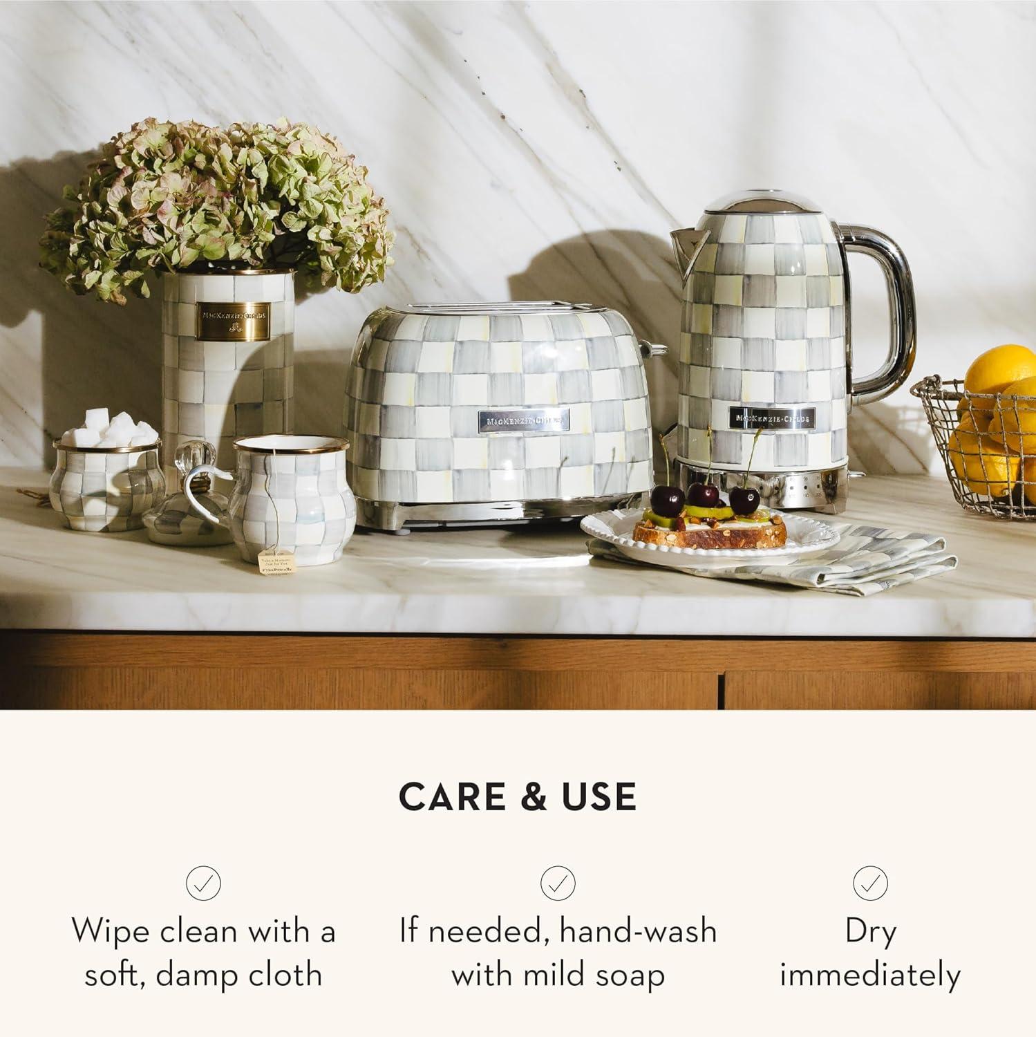 MACKENZIE-CHILDS Enamel Utensil Holder, Kitchen Utensil Holder for ...