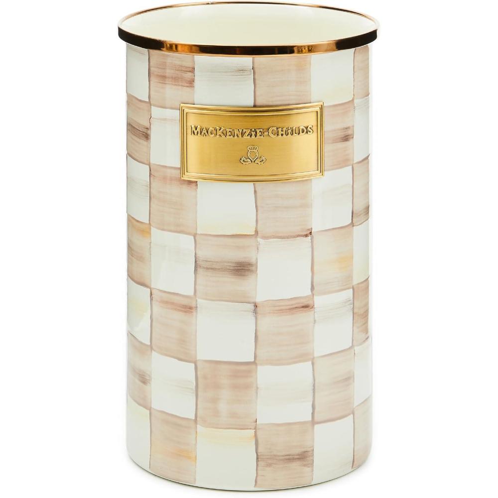 MACKENZIE-CHILDS Enamel Utensil Holder, Kitchen Utensil Holder for ...