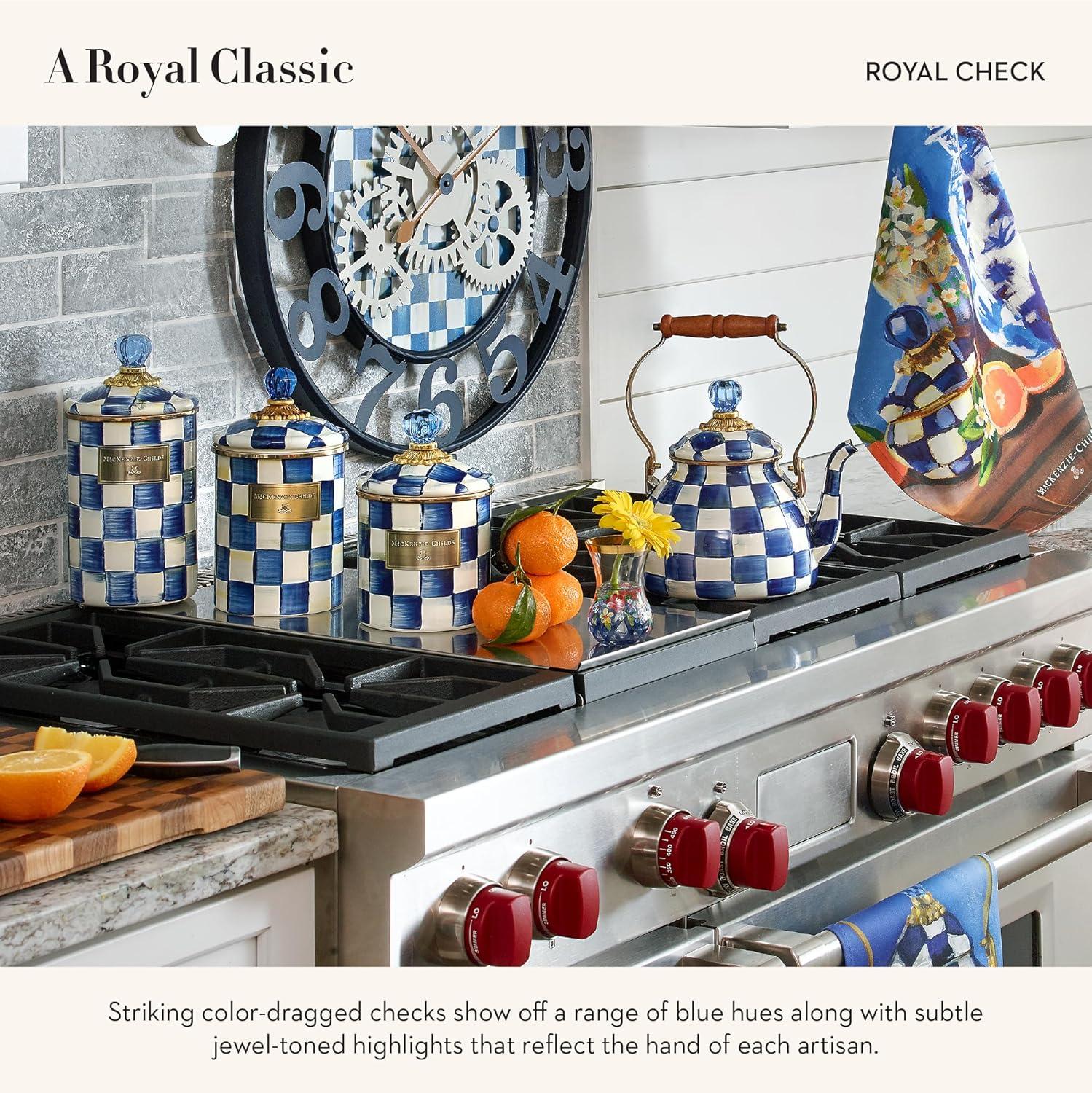 MACKENZIE-CHILDS Enamel Grinder, Refillable Manual Salt Grinder and ...