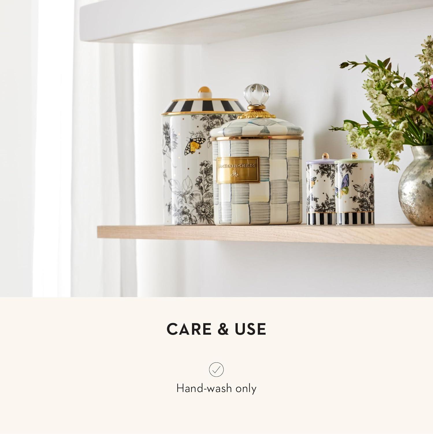 MACKENZIE-CHILDS Farmhouse Salt and Pepper Shaker Set, Ceramic Salt and ...