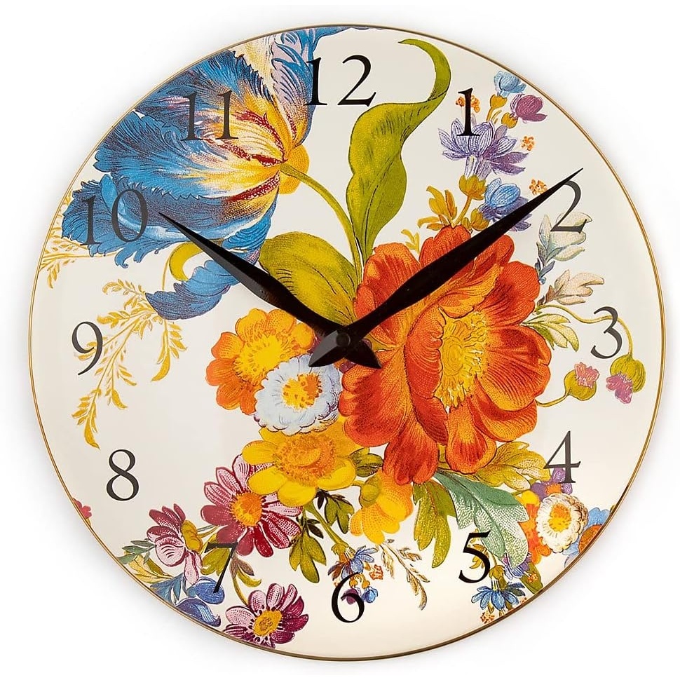 MACKENZIE-CHILDS Wall Clock, Decorative Clock for Kitchen and Living ...